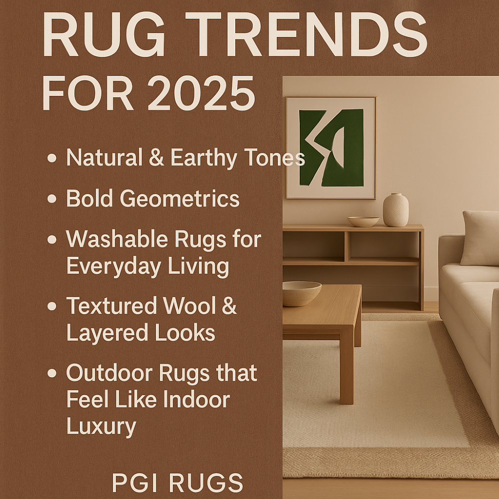 Top 5 Rug Trends for 2025: What’s Hot in Home Decor This Year | PGI Rugs & Houseware
